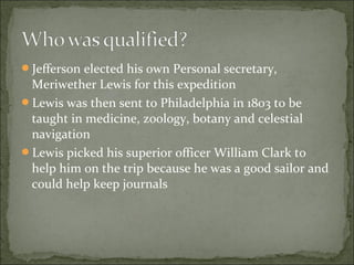 Lewis and clark 2 | PPT