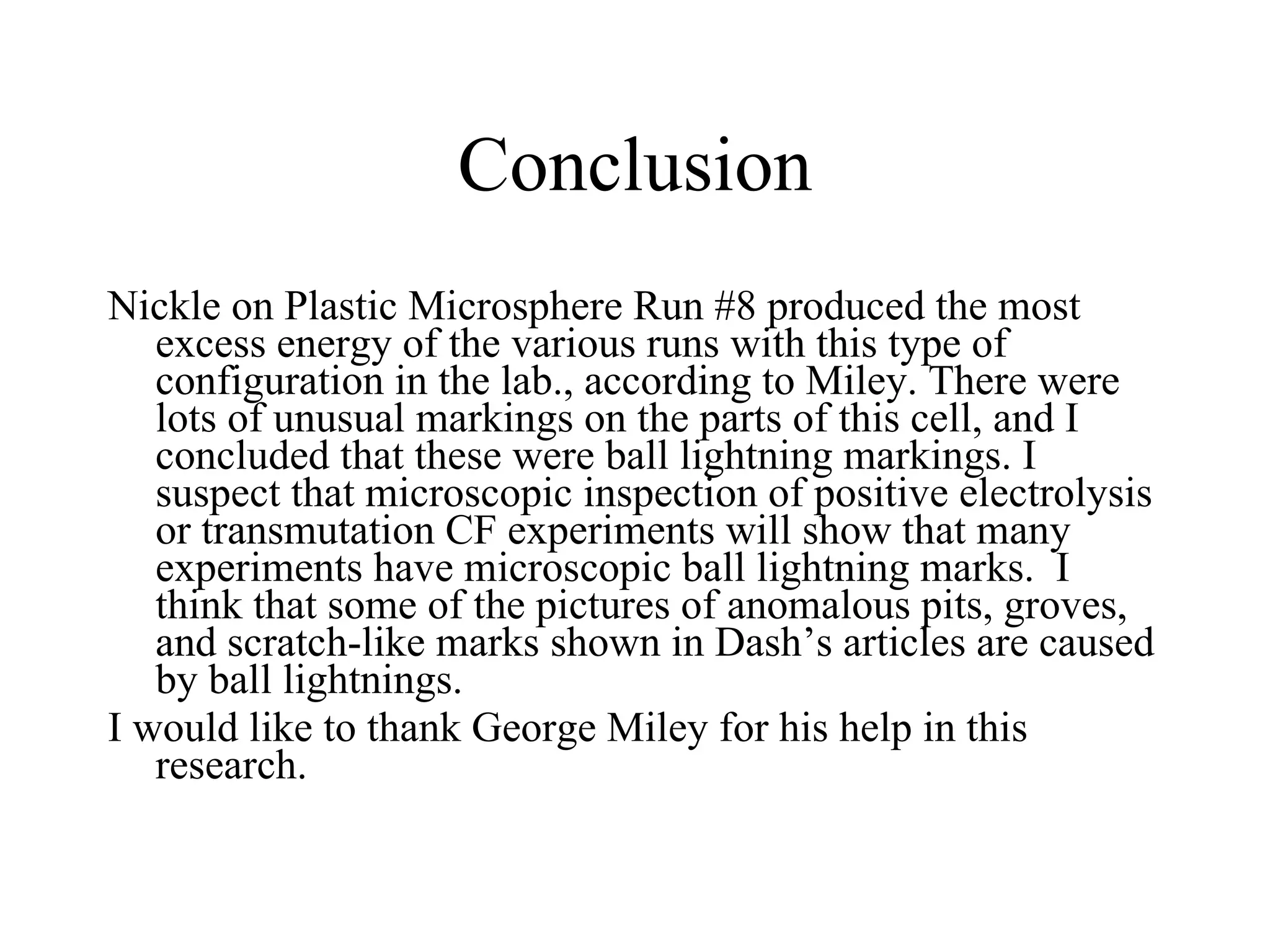 Lewis Ball Lightningand Cold Fusion | PPT | Free Download