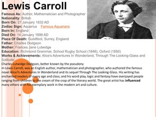 Lewis Carroll | PPT