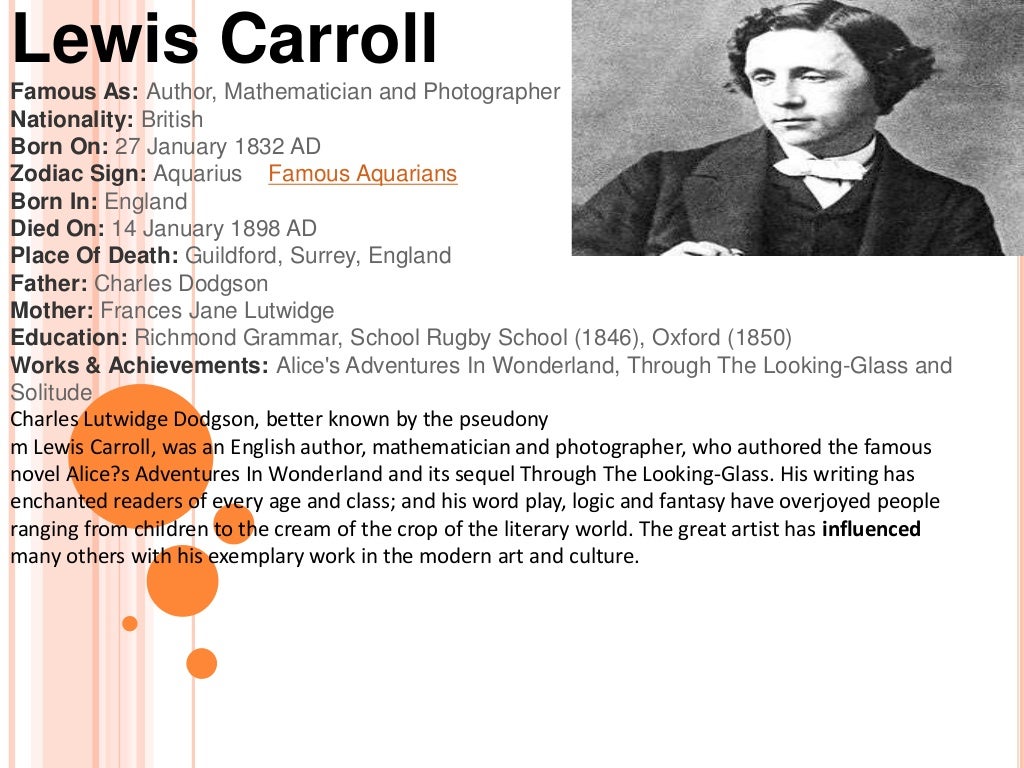 Lewis Carroll