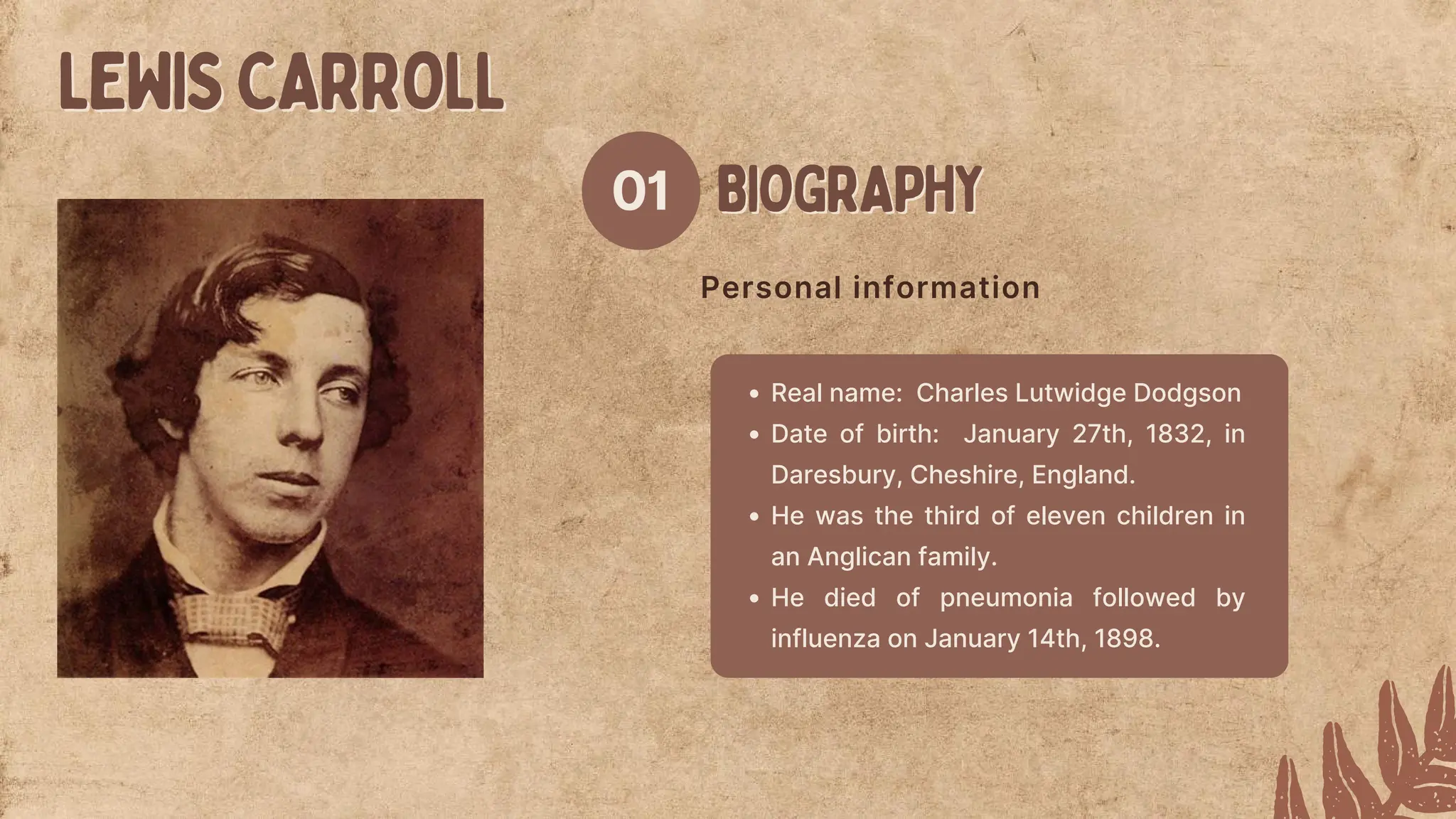 Lewis Carroll_compressed university - lit | PPT