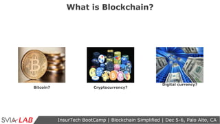 SVIA Blockchain Boot Camp - Blockchain Simplified | PPT