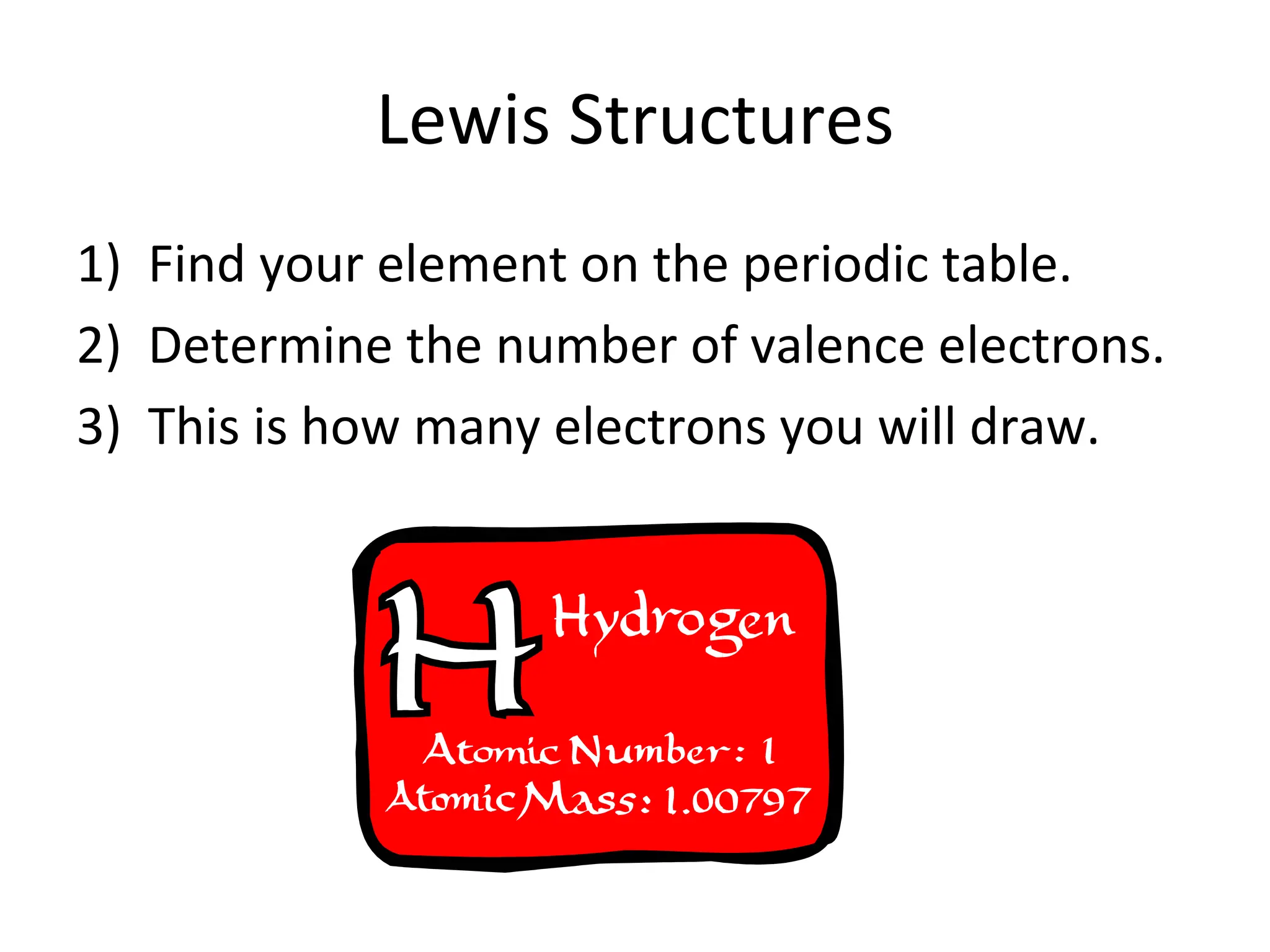 Lewis Dot Diagram Or Structure In Chemistry Ppt