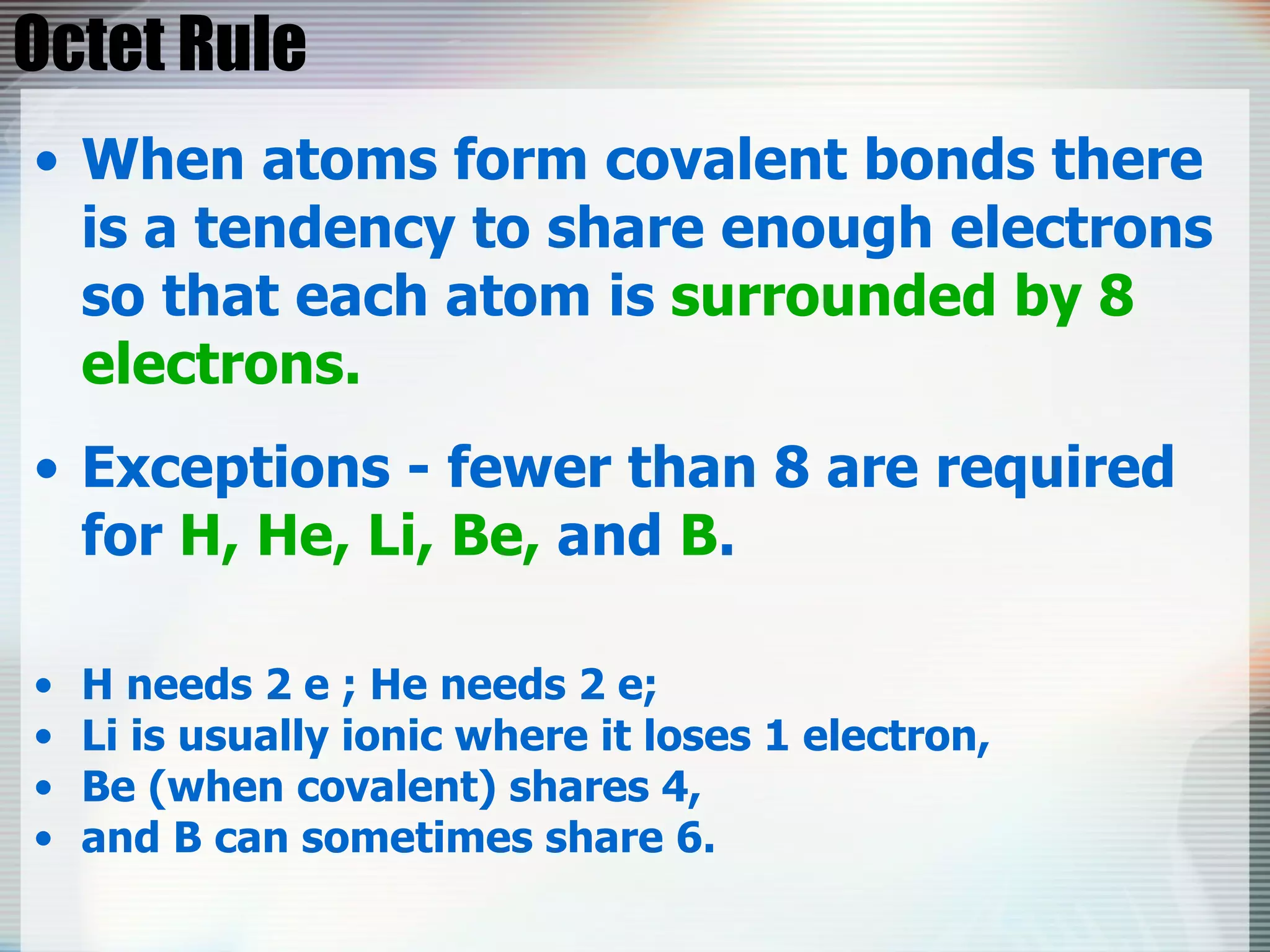 Lewis dot structures | PPT