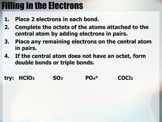 Lewis dot structures | PPT