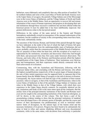 Lewis H. Morgan - Ancient Society | DOC