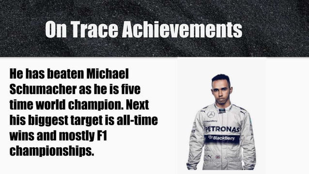 Lewis Hamilton’s Net Worth, Salary and Endorsements | PPTX