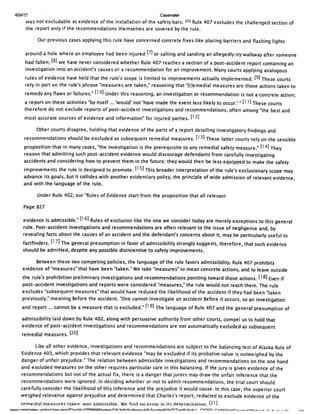 Discovery and Admissability of Safety Committee Trucking Investigations ...