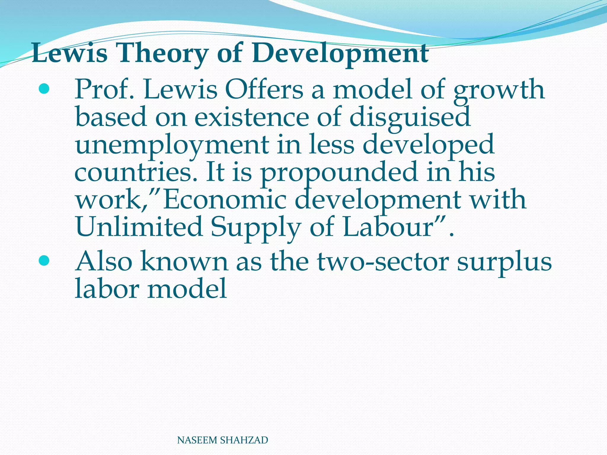 Lewis model & rastow stages | PPTX