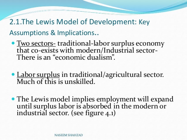Lewis model & rastow stages