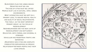 Lewis Mumford and his theory of urban planning | PDF