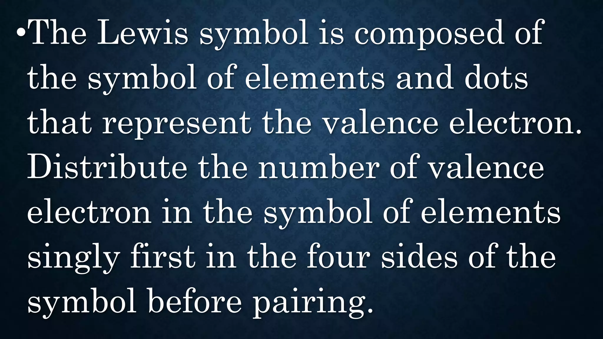 LEWIS SYMBOL.pptx