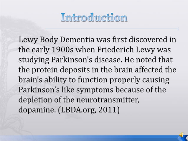 Lewy Body Dementia | PPT