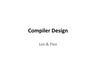 Lex | PPT