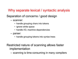 Lexical analysis, syntax analysis, semantic analysis. Ppt | PPT