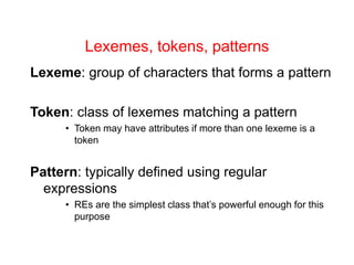 Lexical analysis, syntax analysis, semantic analysis. Ppt | PPT