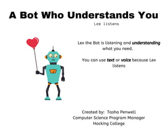 A Bot Named Lex | PPT
