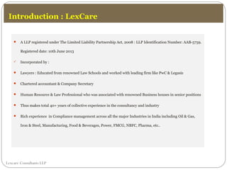 LexCare_Legal & Regulatory Compliance_PPT | PPT