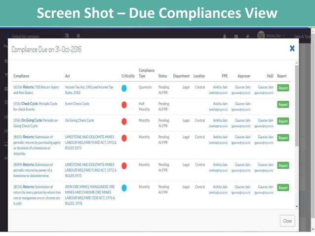 Lexcomply - Compliance Management System | PPTX