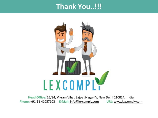 Lexcomply - Compliance Management System | PPTX