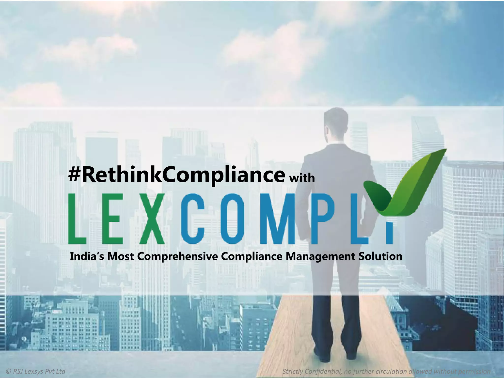 LexComply - Regulatory compliance and Risk Management Software | PPTX