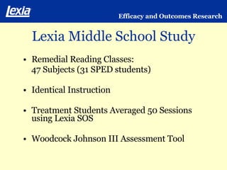 Lexia Preso TRI | PPT