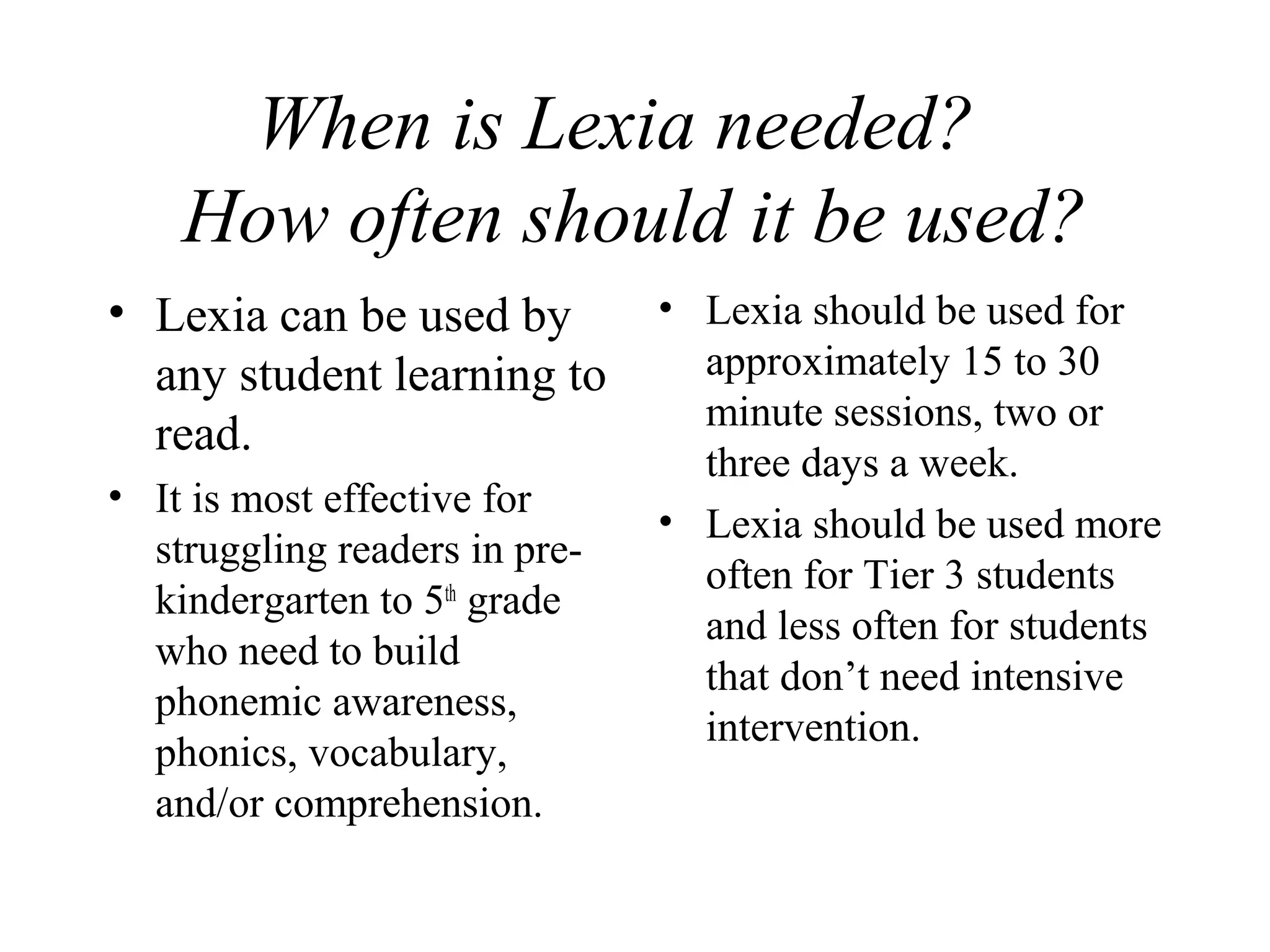 Lexia reading power point | PPT