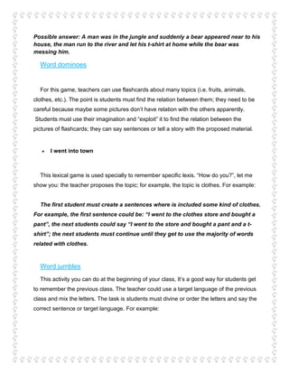 Lexical games | PDF