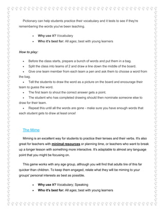 Lexical games | PDF