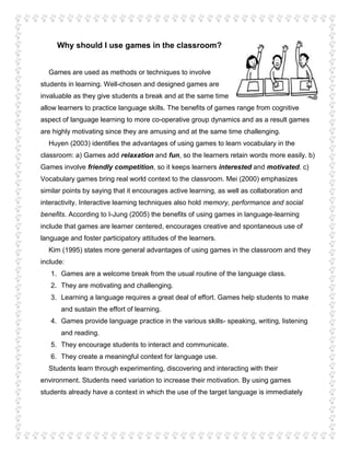 Lexical games | PDF