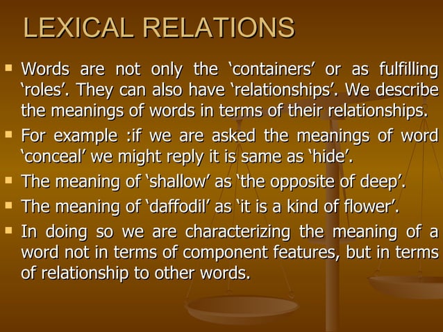 Lexical Relations By Nasir | PPT