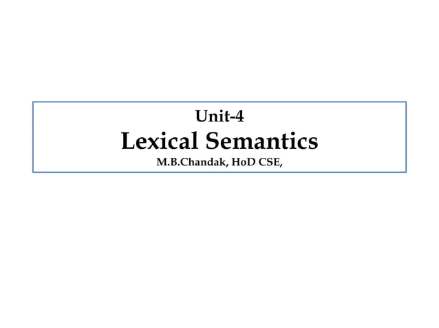 Lexical-Semantics-NLP.pptx bbbbbbbbbbbbbbb | PPT