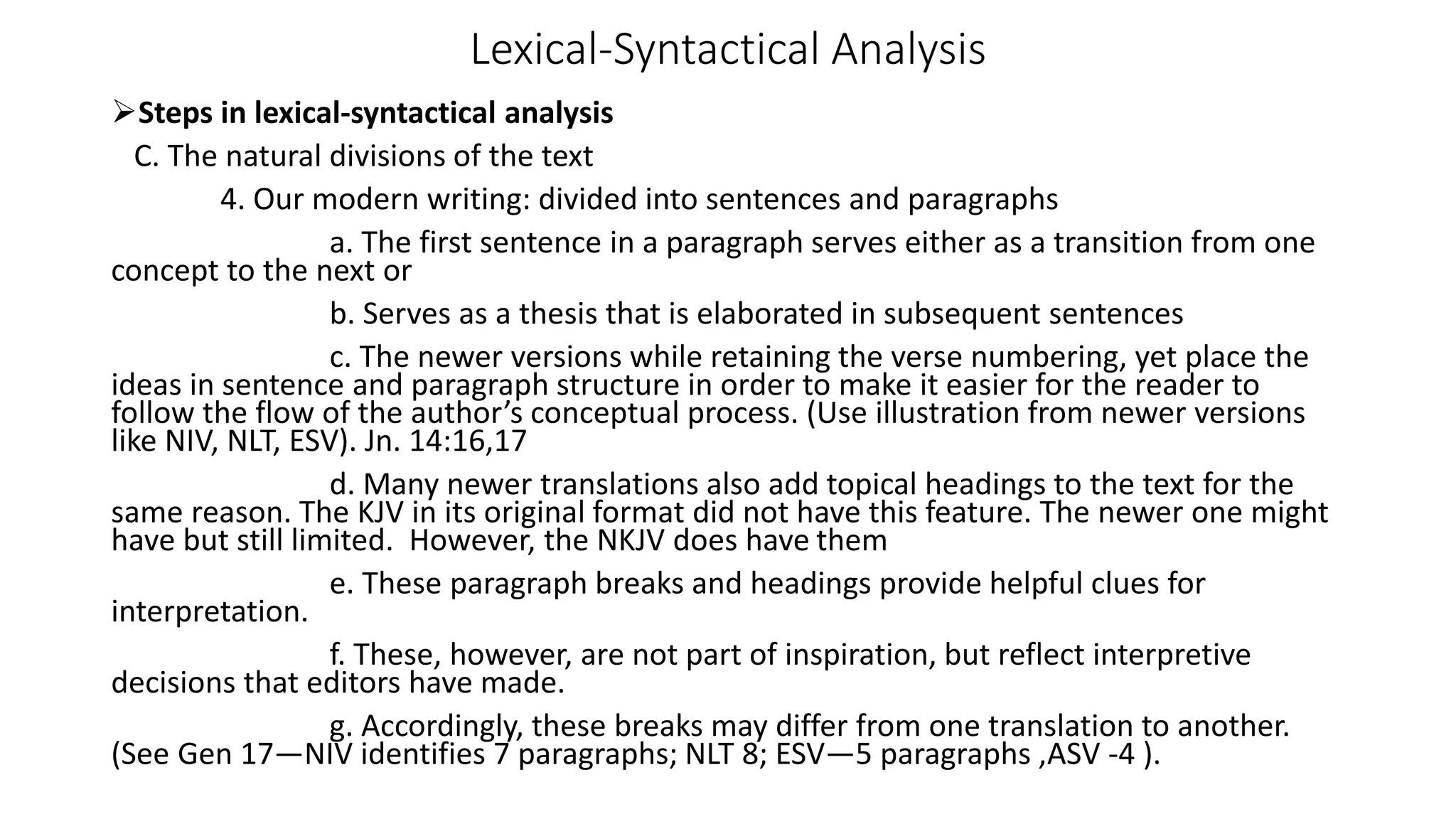 Lexical syntactical analysis | PPTX