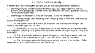 Lexical syntactical analysis | PPTX