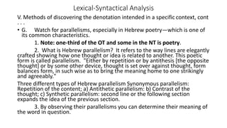 Lexical syntactical analysis | PPTX