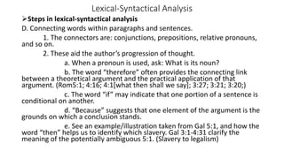 Lexical syntactical analysis | PPTX