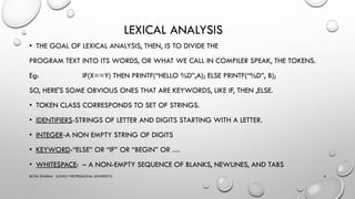Lexical analysis | PDF