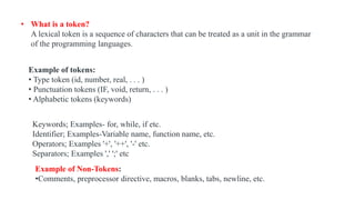 Lexical Analysis.pdf | Programming Languages | Computing