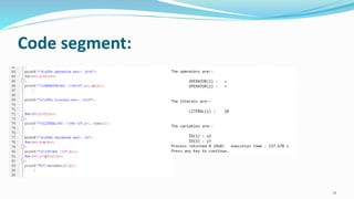 Lexical analyzer | PPTX