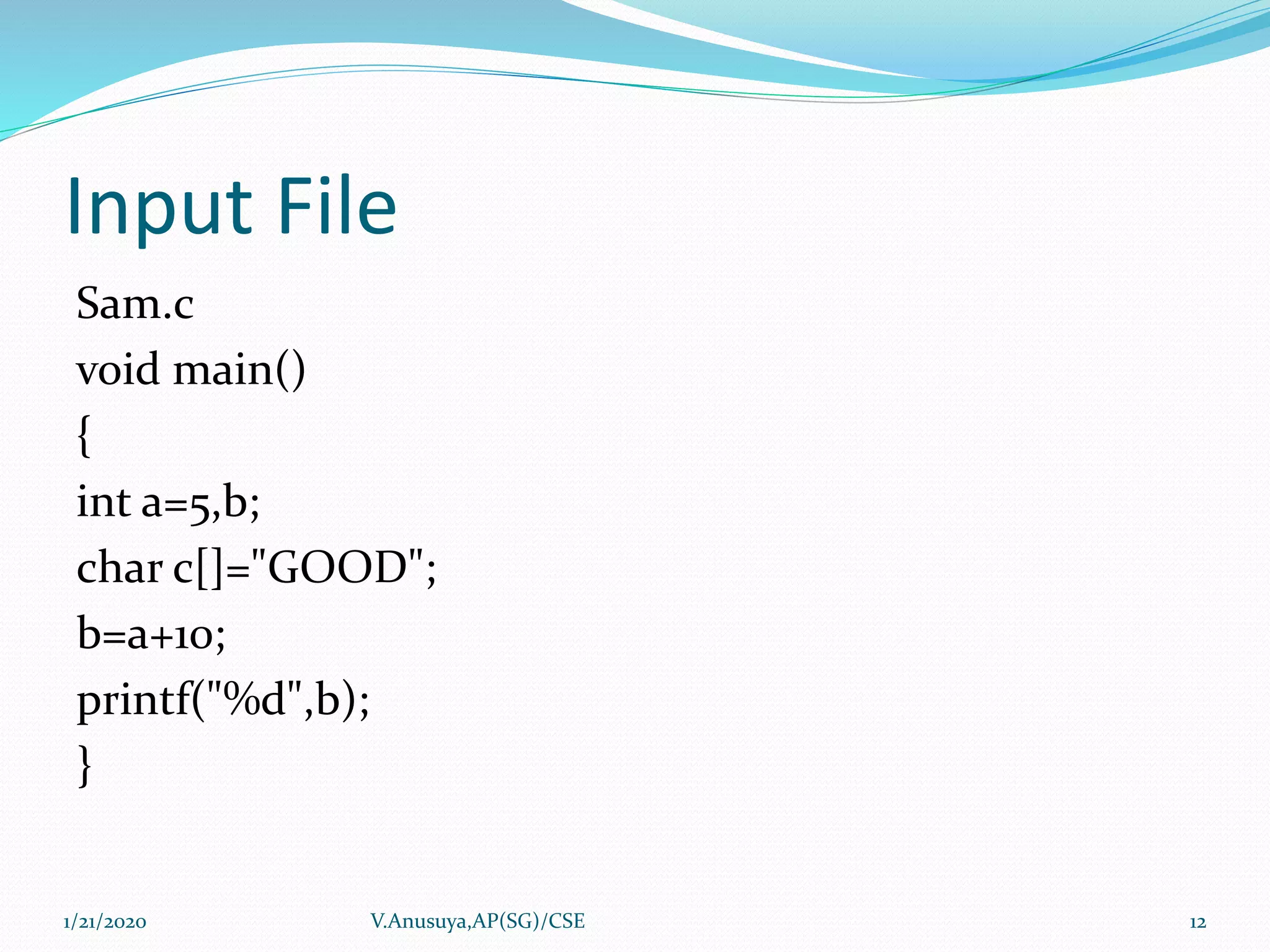 Lexical analyzer generator lex | PPTX