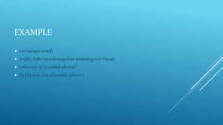 Lexical and functional word | PPTX