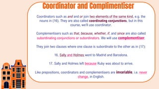 Lexical and grammatical categories | PPTX