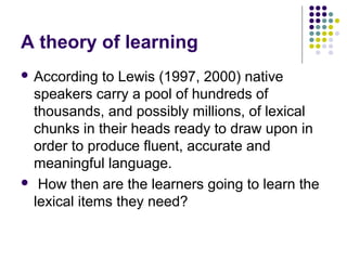 Lexical approach | PPT