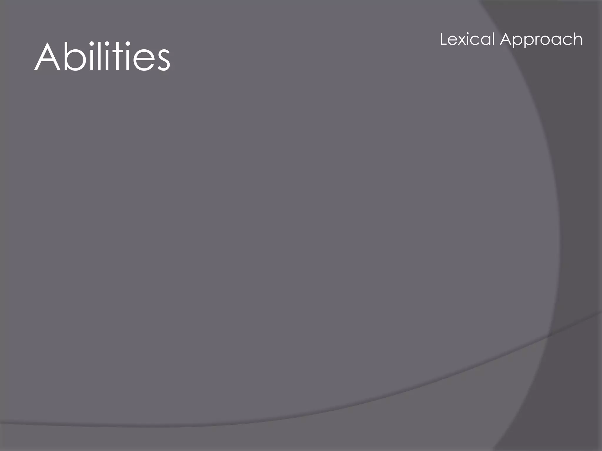 Lexical approach | PPTX