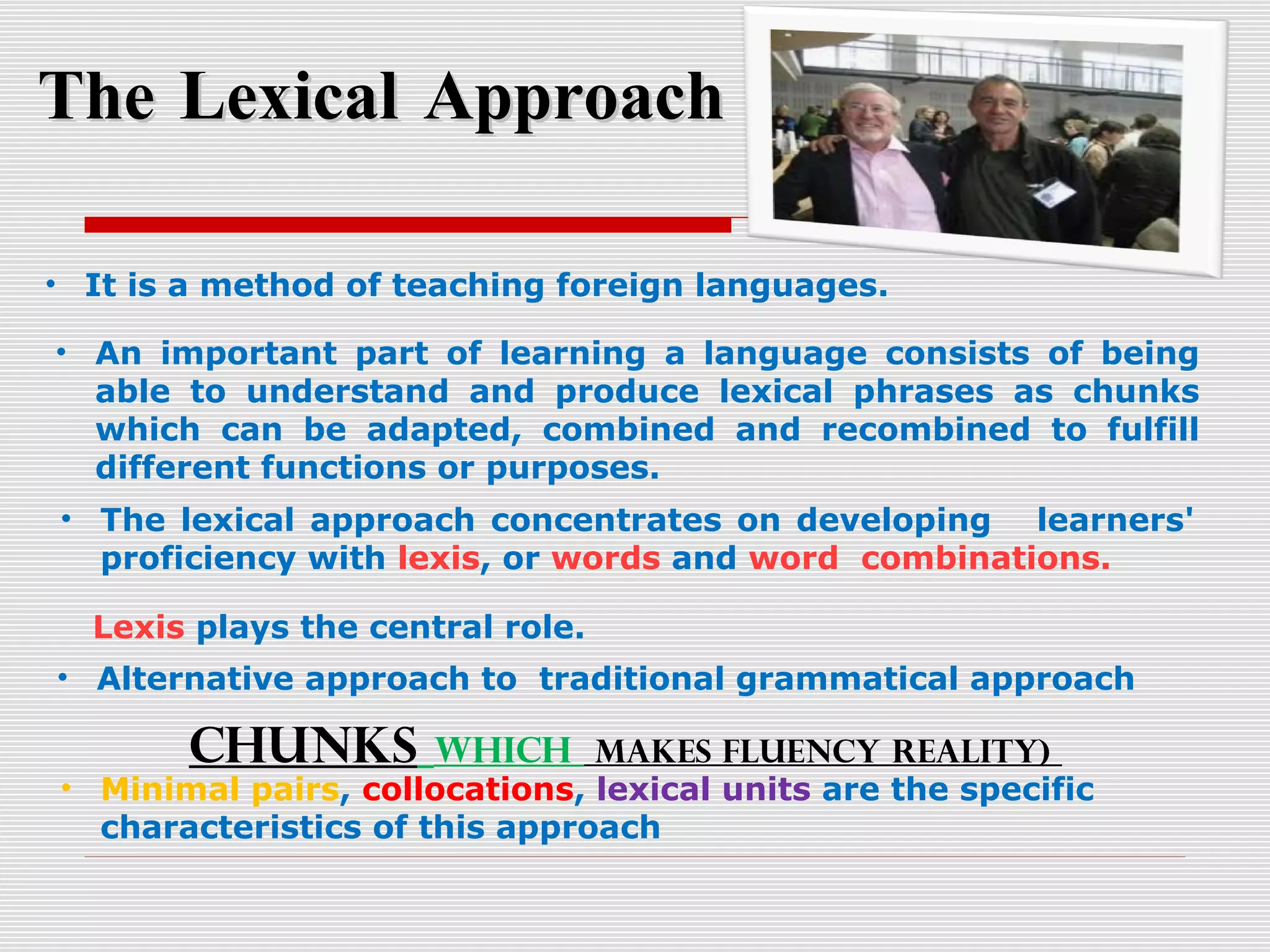 Lexical approach | PPT