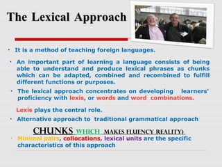 Lexical approach | PPT