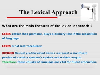 Lexical approach | PPT