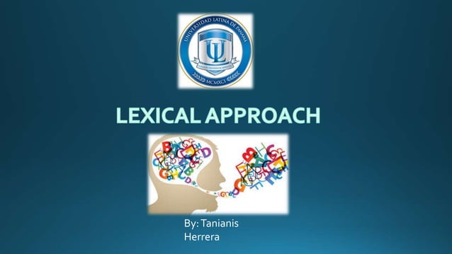 Lexical Approach | PPT