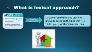 Lexical Approach | PPT