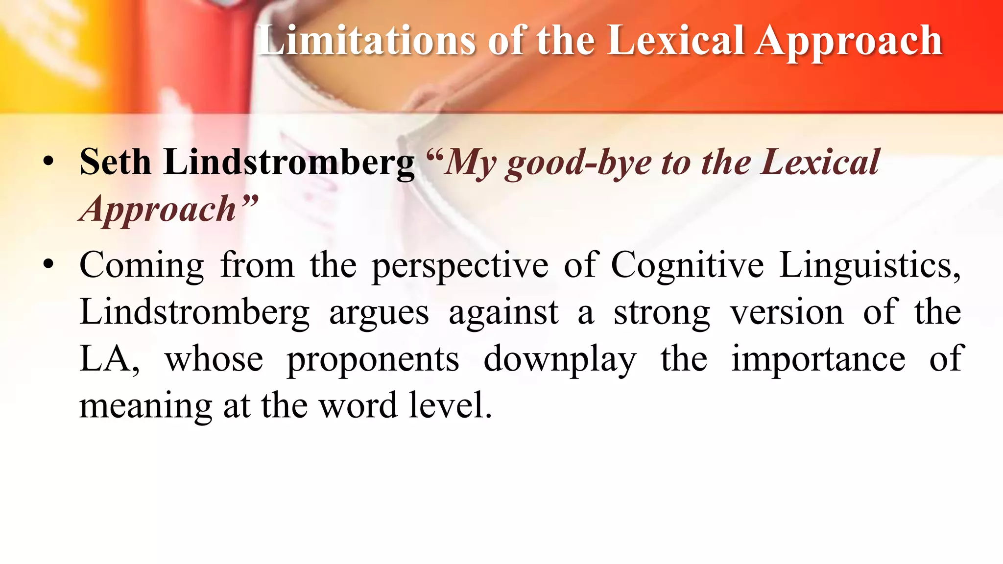 Lexical approach | PPTX